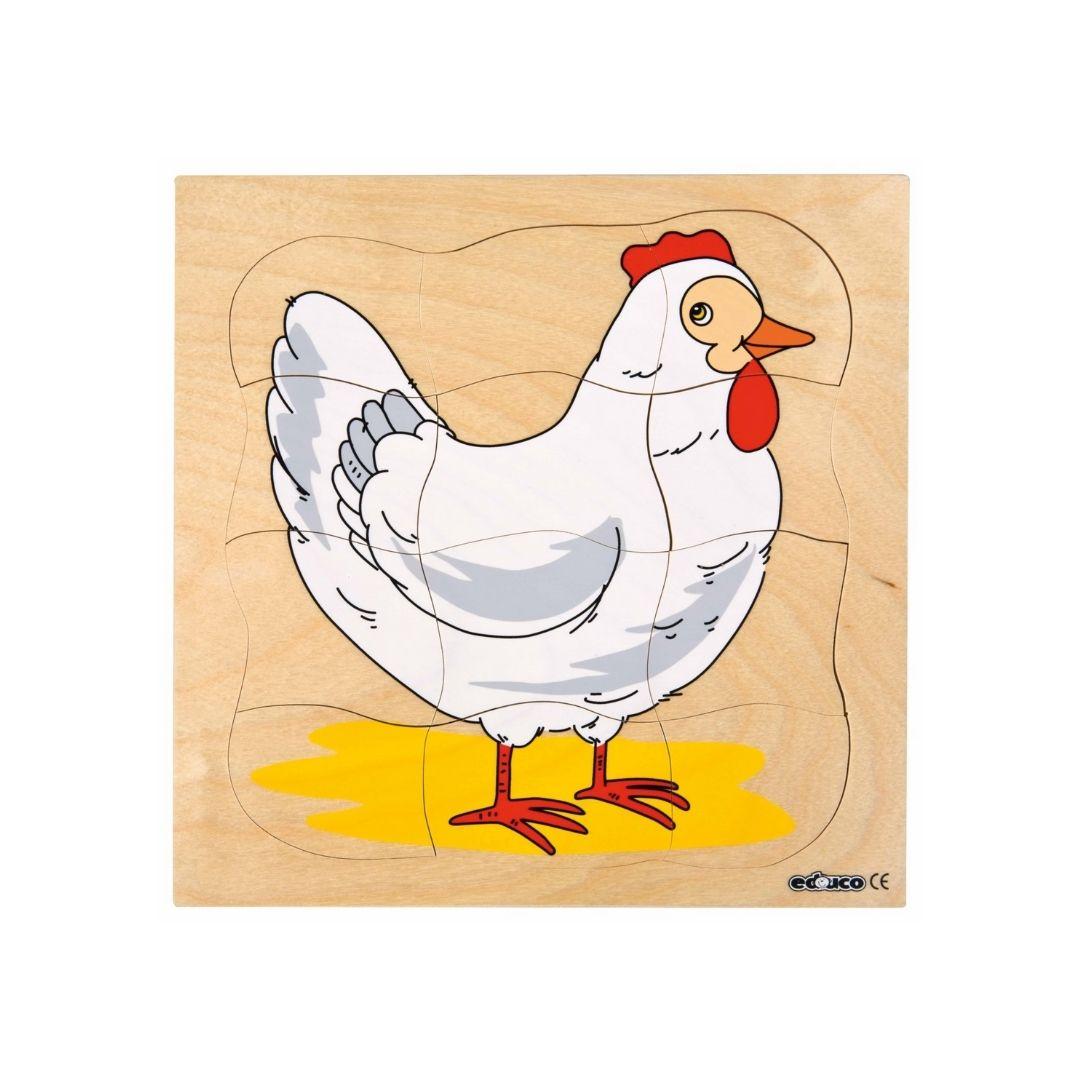Educo: Chicken Growth Cycle Puzzle | Malih nog naokrog