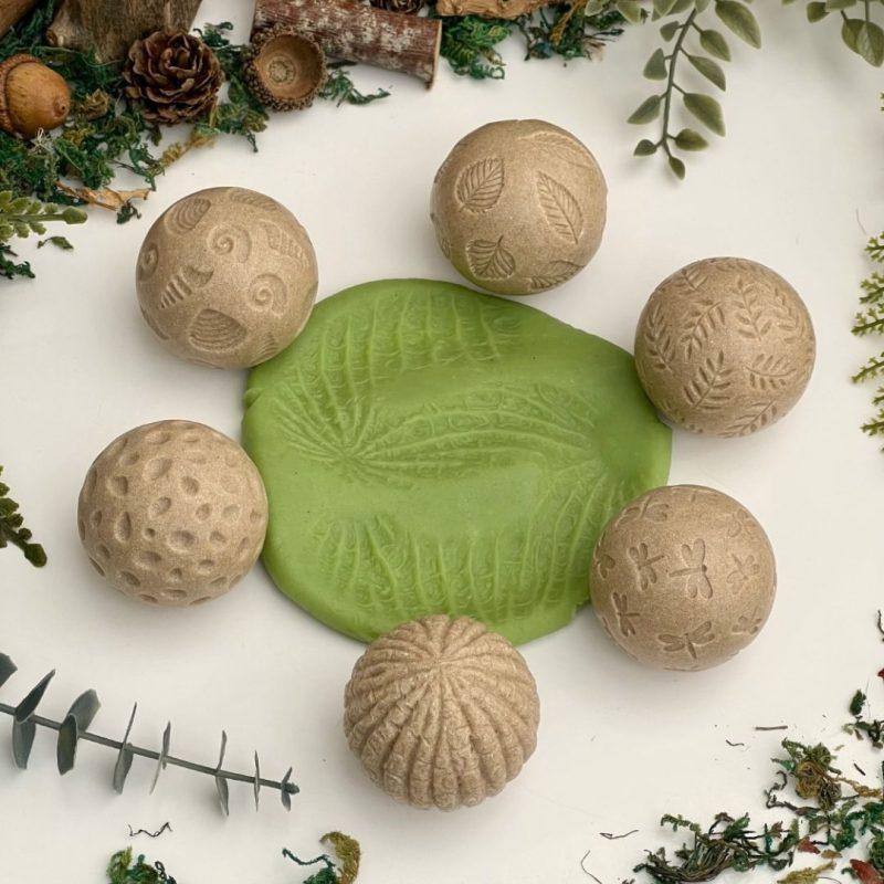 Yellow Door: Nature Roll Around Sensory Stone Balls | Malih nog naokrog
